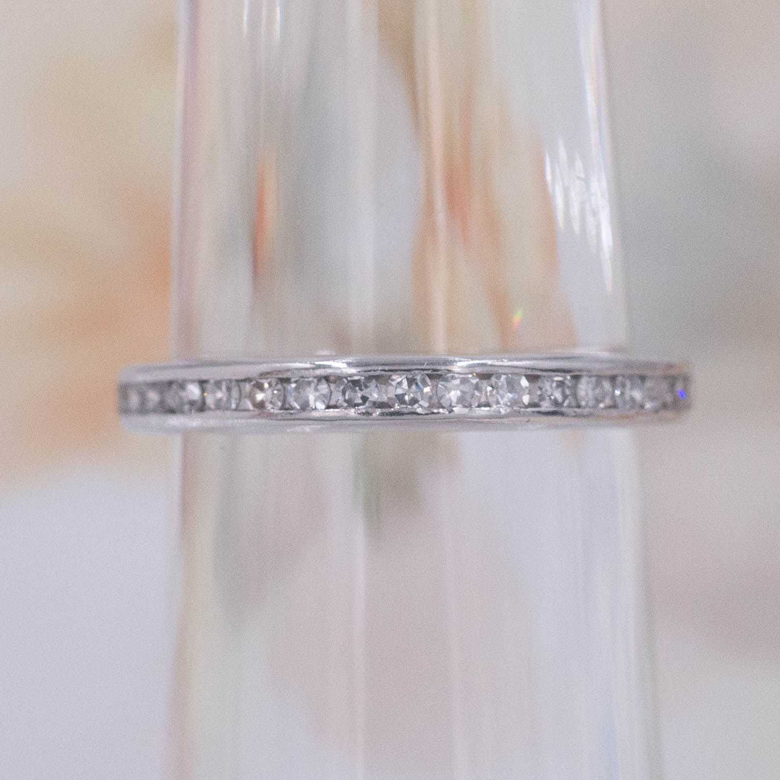 Channel-set Diamond Eternity Band – Pippin Vintage Jewelry