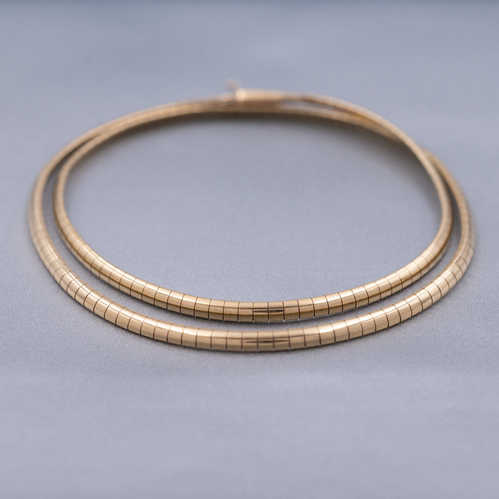 14 Karat Gold Omega Chain – Pippin Vintage Jewelry