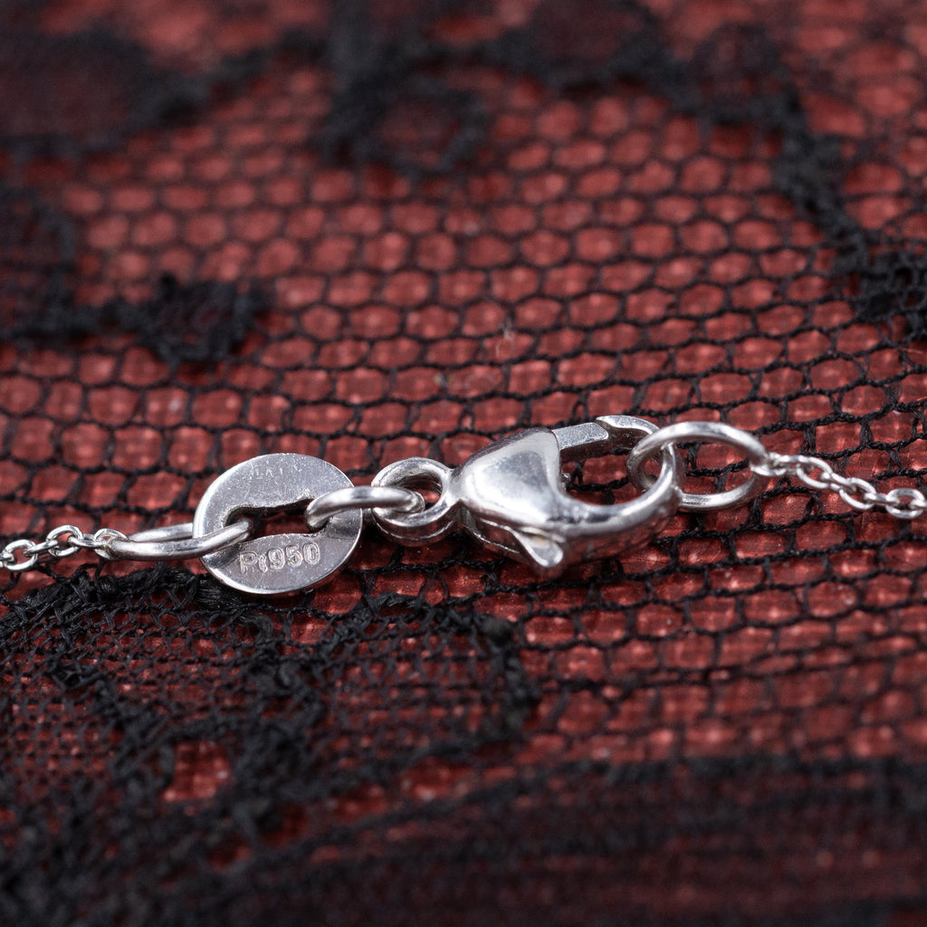 Midcentury Platinum & Diamond Necklace – Pippin Vintage Jewelry