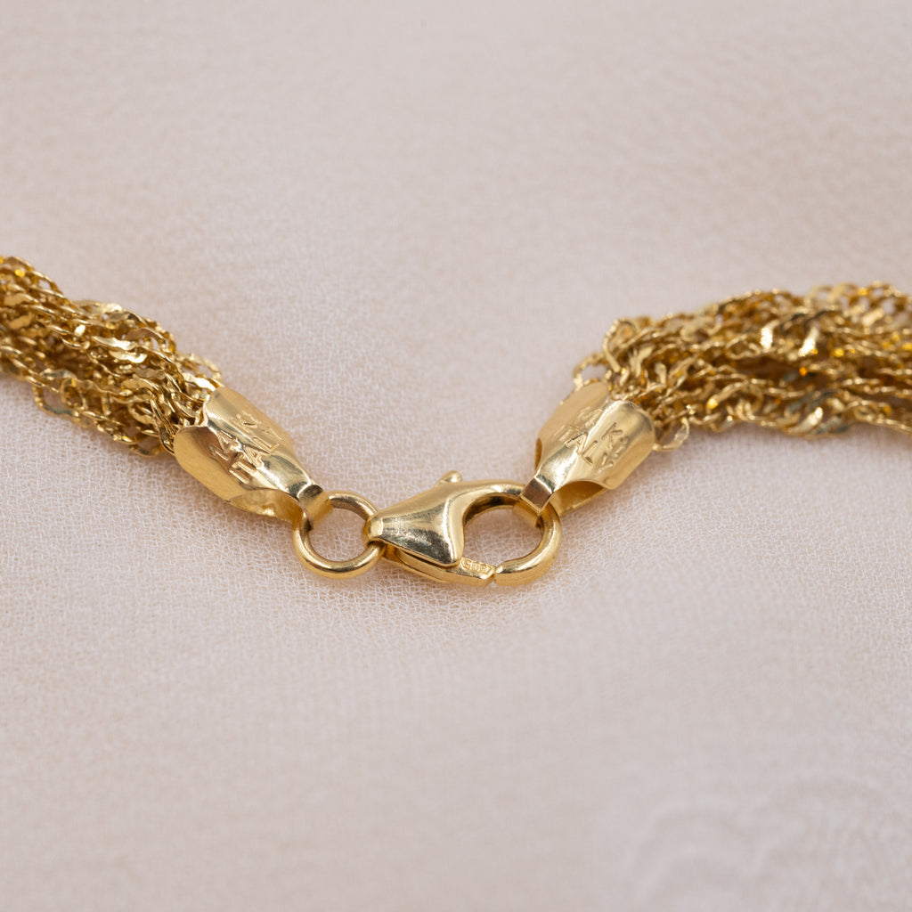 Multi-Chain Gold Necklace – Pippin Vintage Jewelry