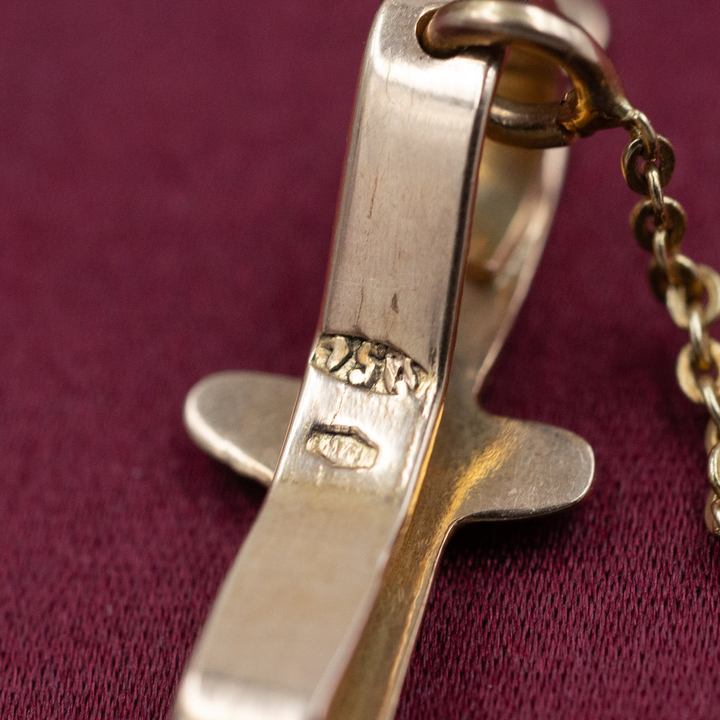18 Karat Sword Tie Bar c1930 – Pippin Vintage Jewelry