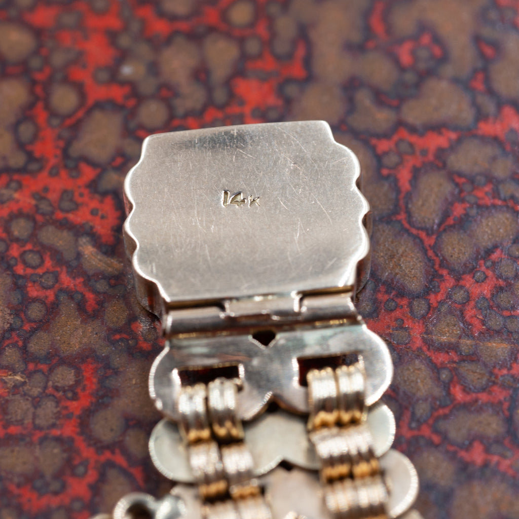 Rose Gold Chain Bracelet c1910 – Pippin Vintage Jewelry