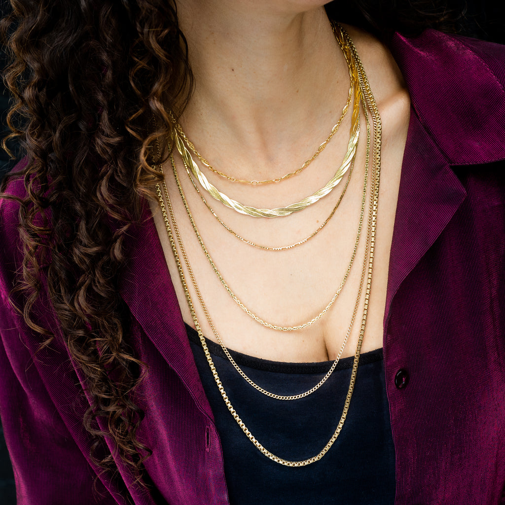 Thick Box Chain c1960 – Pippin Vintage Jewelry