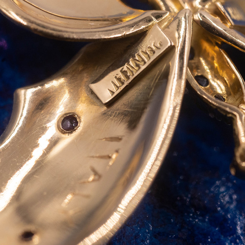 Tiffany & Co. Butterfly Brooch c1970 – Pippin Vintage Jewelry