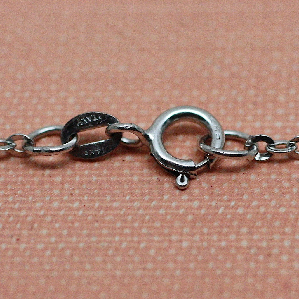 14K Diamond Heart Necklace – Pippin Vintage Jewelry