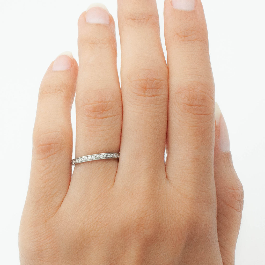 Tiffany & Co. Diamond Eternity Band c1920 – Pippin Vintage Jewelry