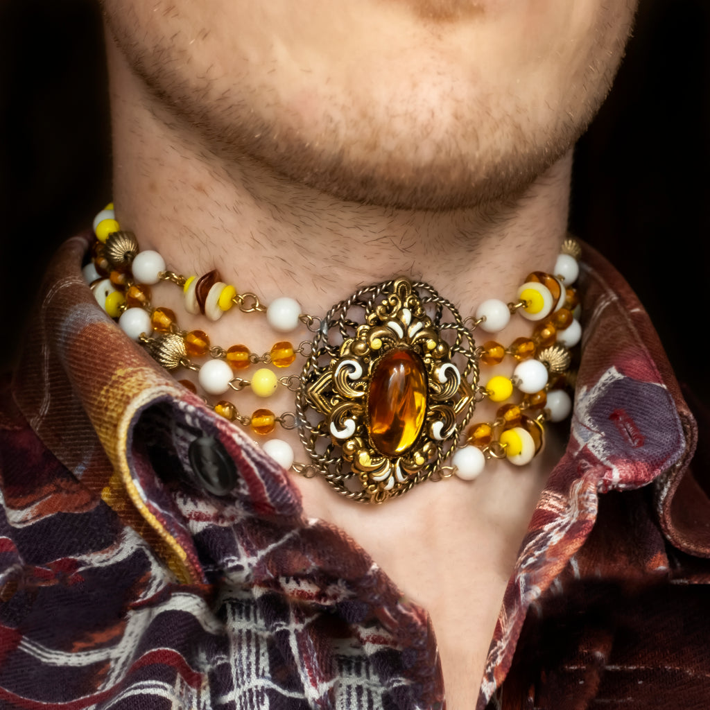 Max Neiger Runway Choker c1960 – Pippin Vintage Jewelry